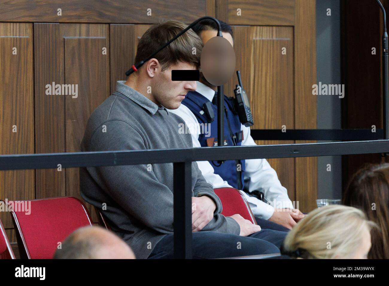 the accused Alexander Dean pictured during the first session in the ...