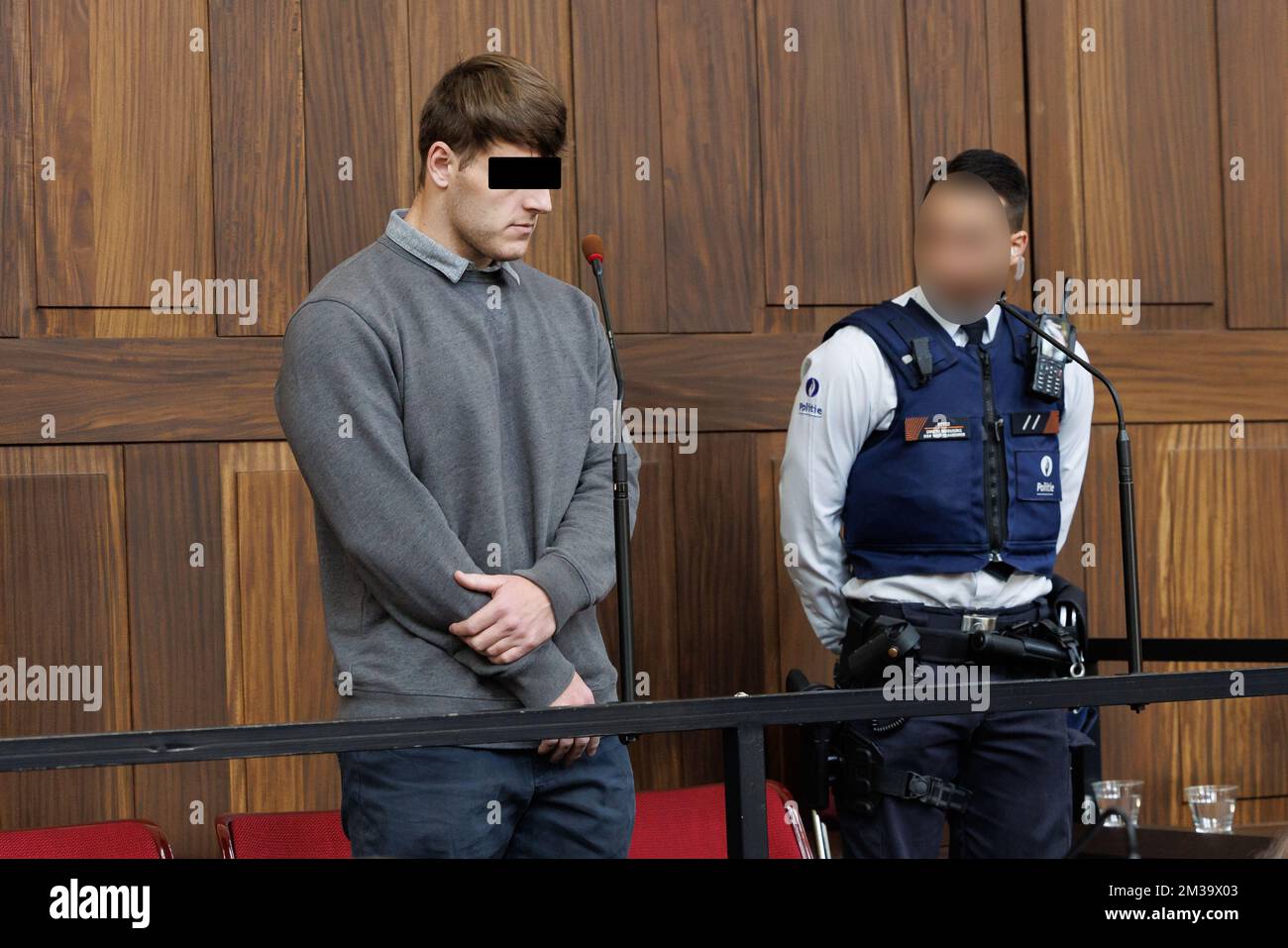 the accused Alexander Dean pictured during the first session in the ...