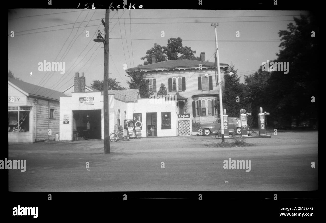Highland Ave - Locke , Automobile service stations. Needham Building ...