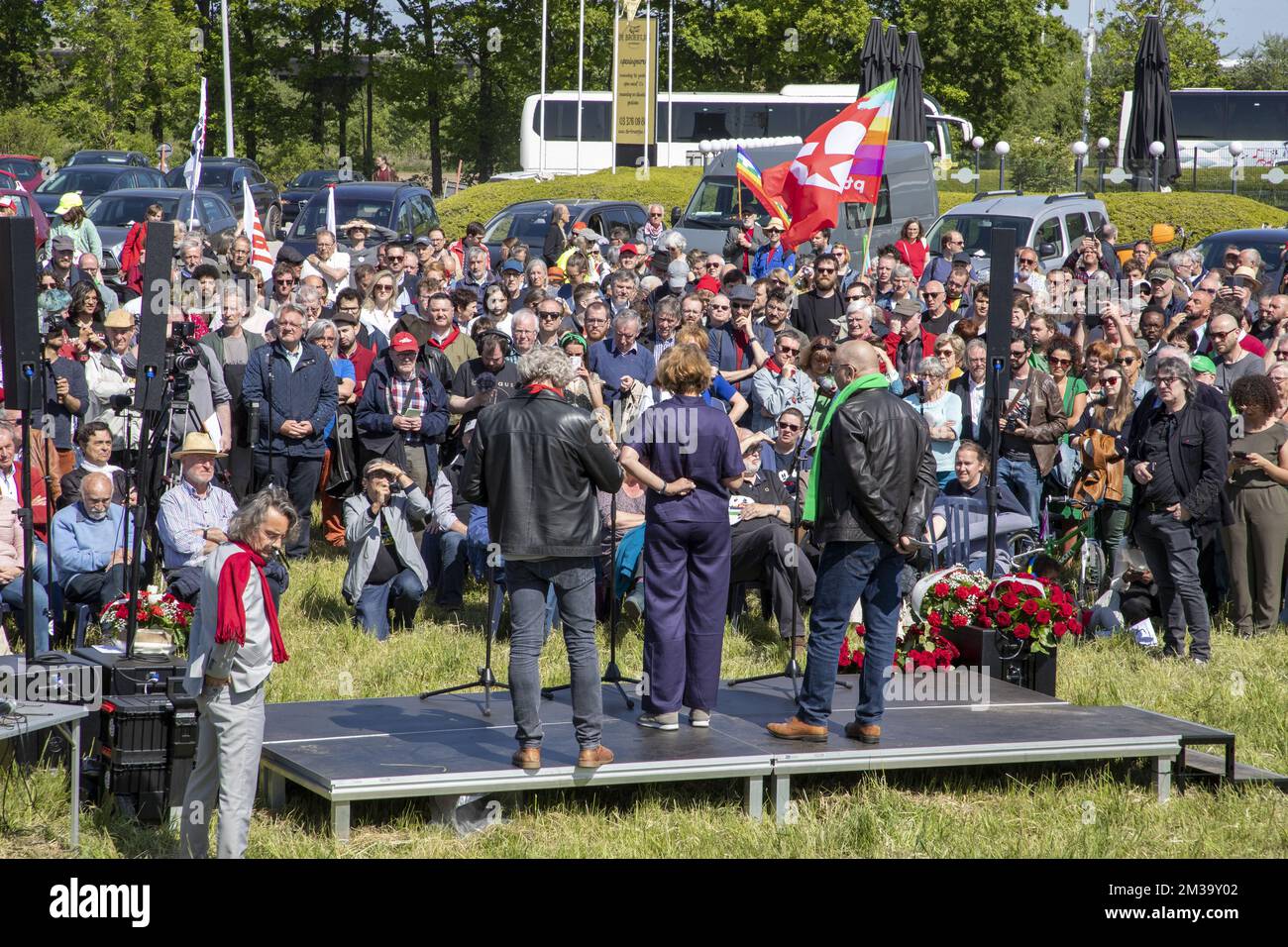 Illustration picture shows a big commemoration of the victory over ...