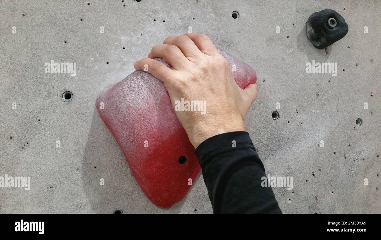 Indoor rock climbing wall hi-res stock photography and images - Alamy