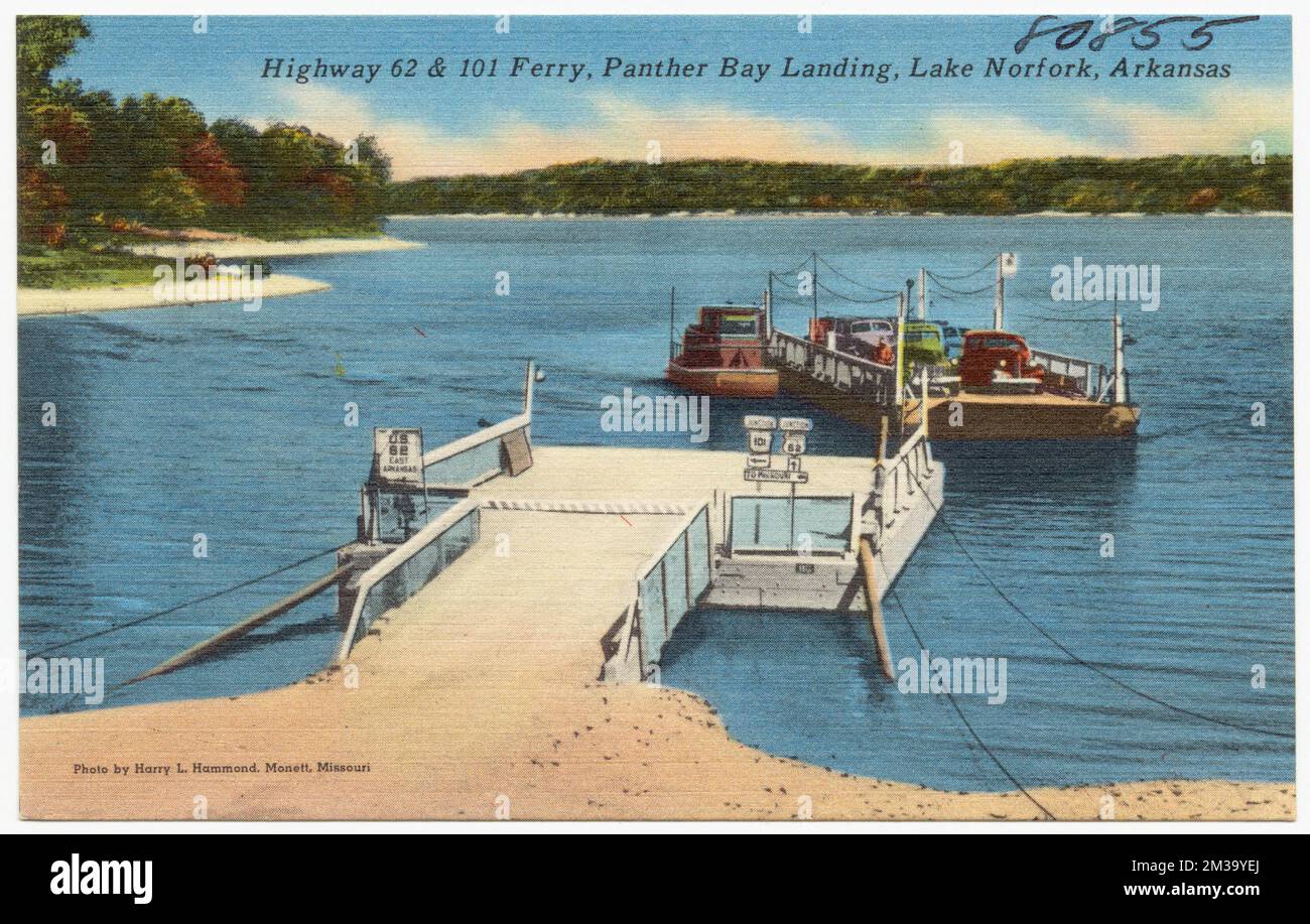 Highway 62 & 101 Ferry, Panther Bay Landing, Lake Norfolk, Arkansas ...