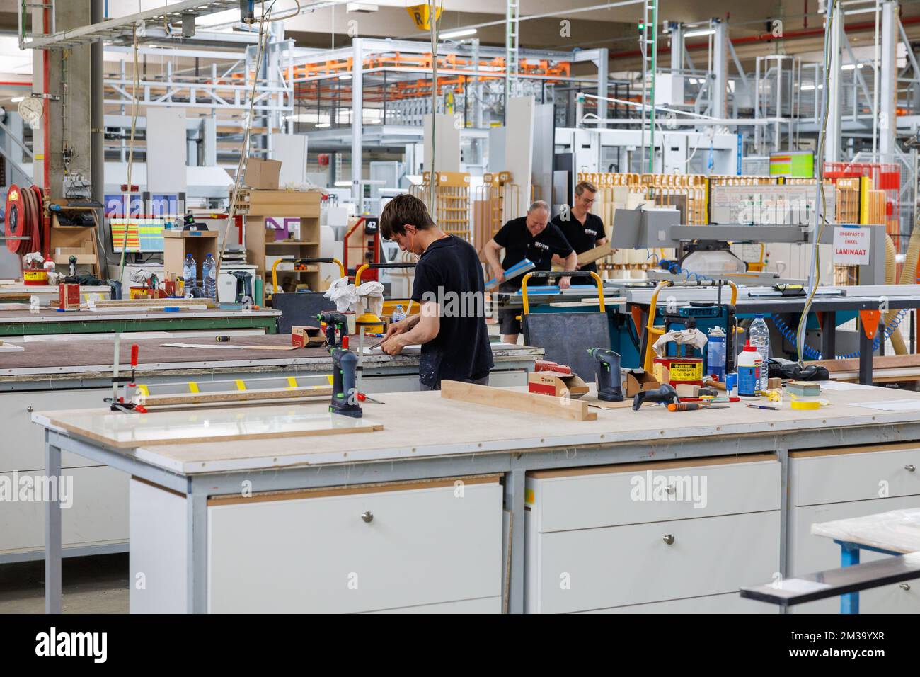 Illustration picture shows the Dovy Keukens production plant, in ...