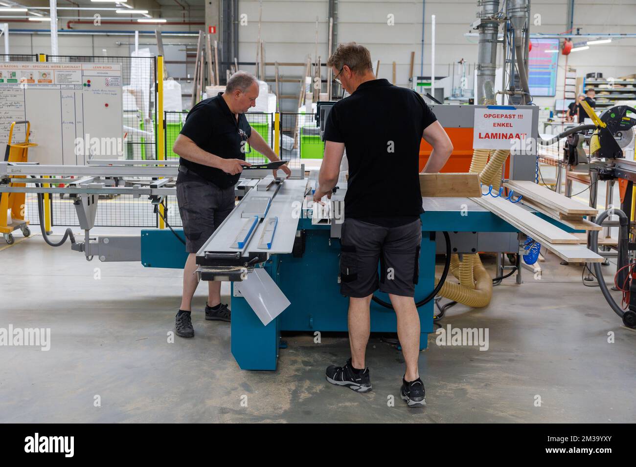 Illustration picture shows the Dovy Keukens production plant, in ...