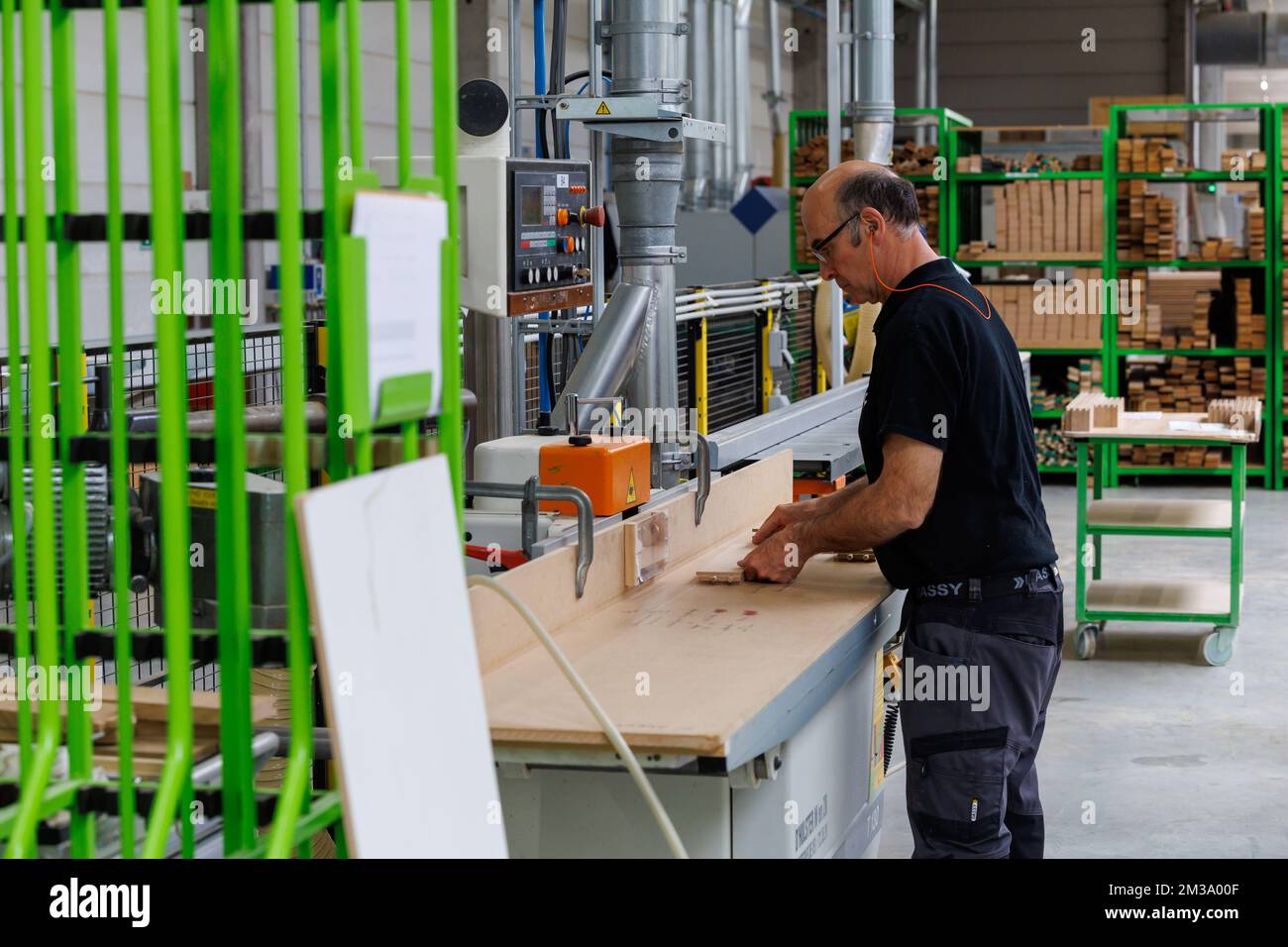Illustration picture shows the Dovy Keukens production plant, in ...