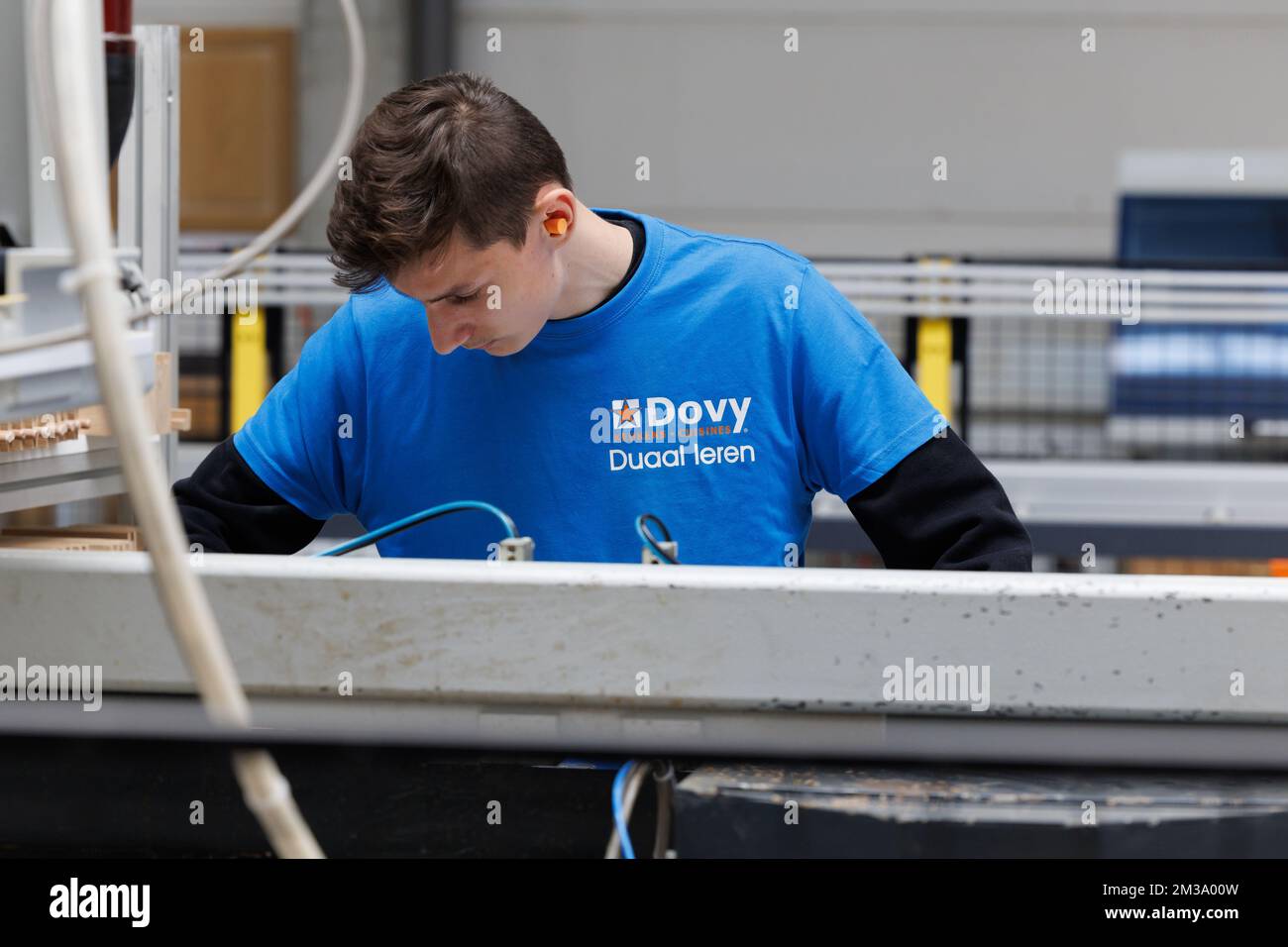 Illustration picture shows the Dovy Keukens production plant, in ...