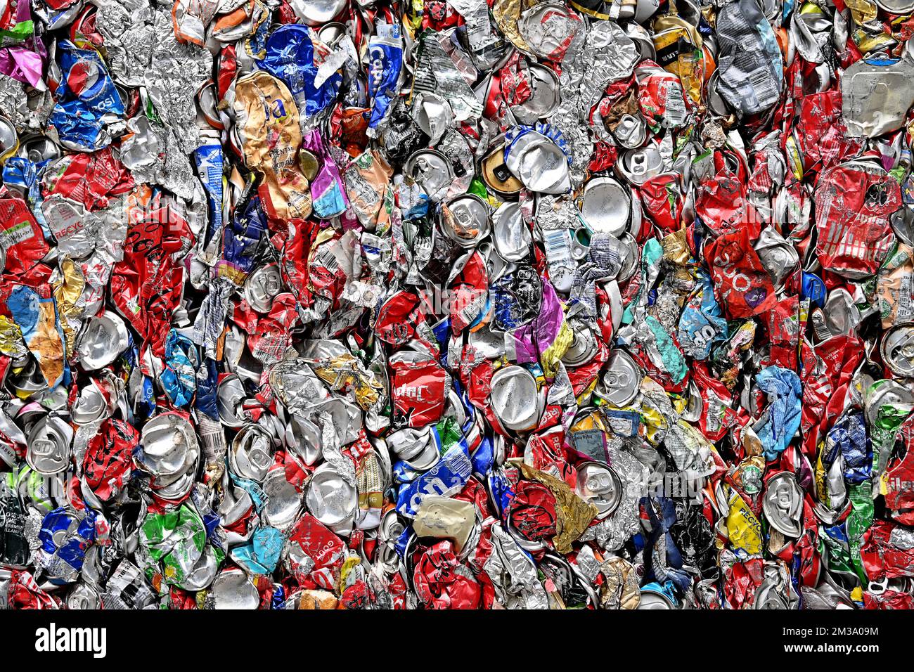 Illustration picture shows cans at Val'Up, a new sorting center for PMD ...