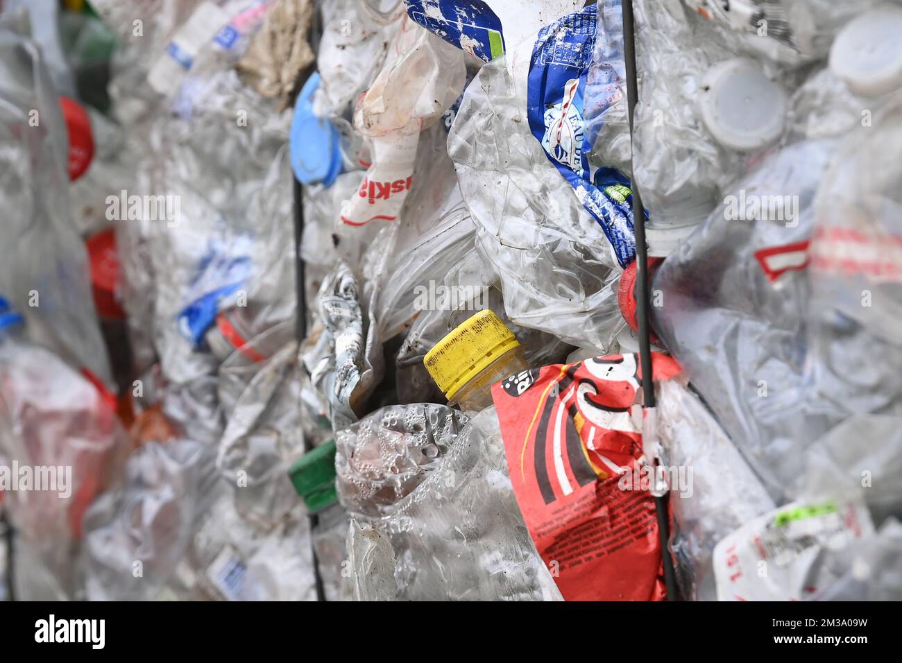 Illustration picture shows Val'Up, a new sorting center for PMD waste ...