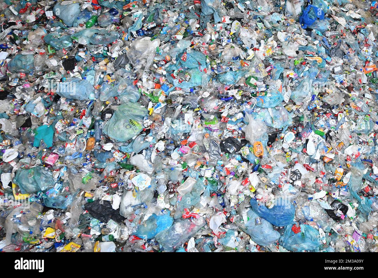 Illustration picture shows waste at Val'Up, a new sorting center for ...
