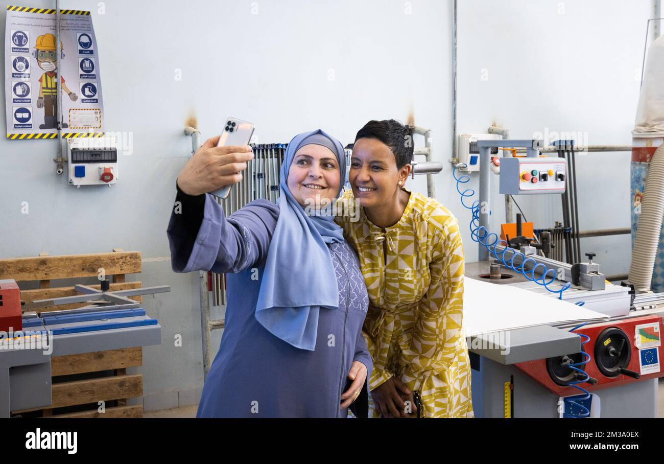 Minister for Development Cooperation Meryame Kitir pictured during a ...