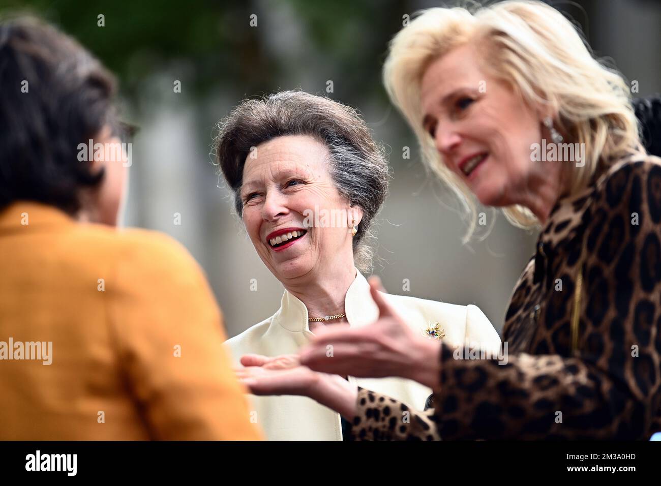 Anne, the Princess Royal and Princess Astrid of Belgium pictured during ...