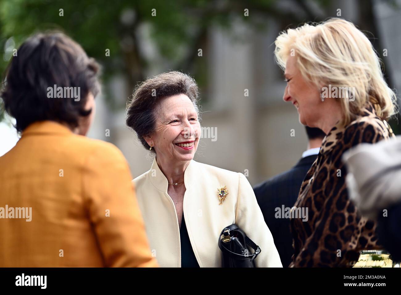 Anne, the Princess Royal and Princess Astrid of Belgium pictured during ...