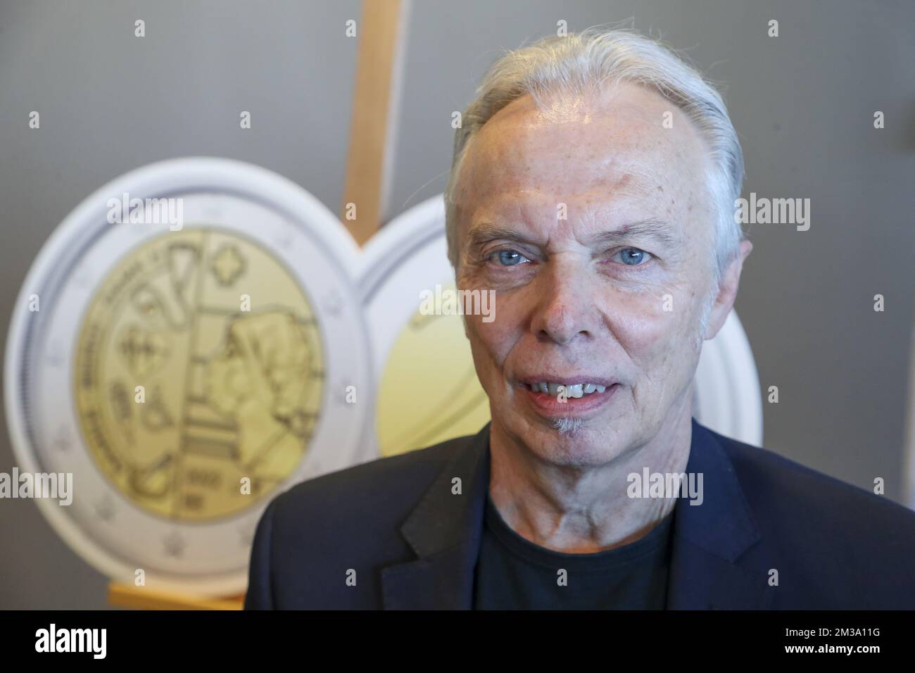Luc Luycx poses for the photographer during the presentation of a ...