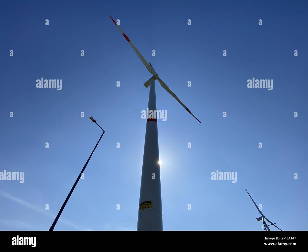 Illustration picture shows the inauguration of Engie's 200th wind ...