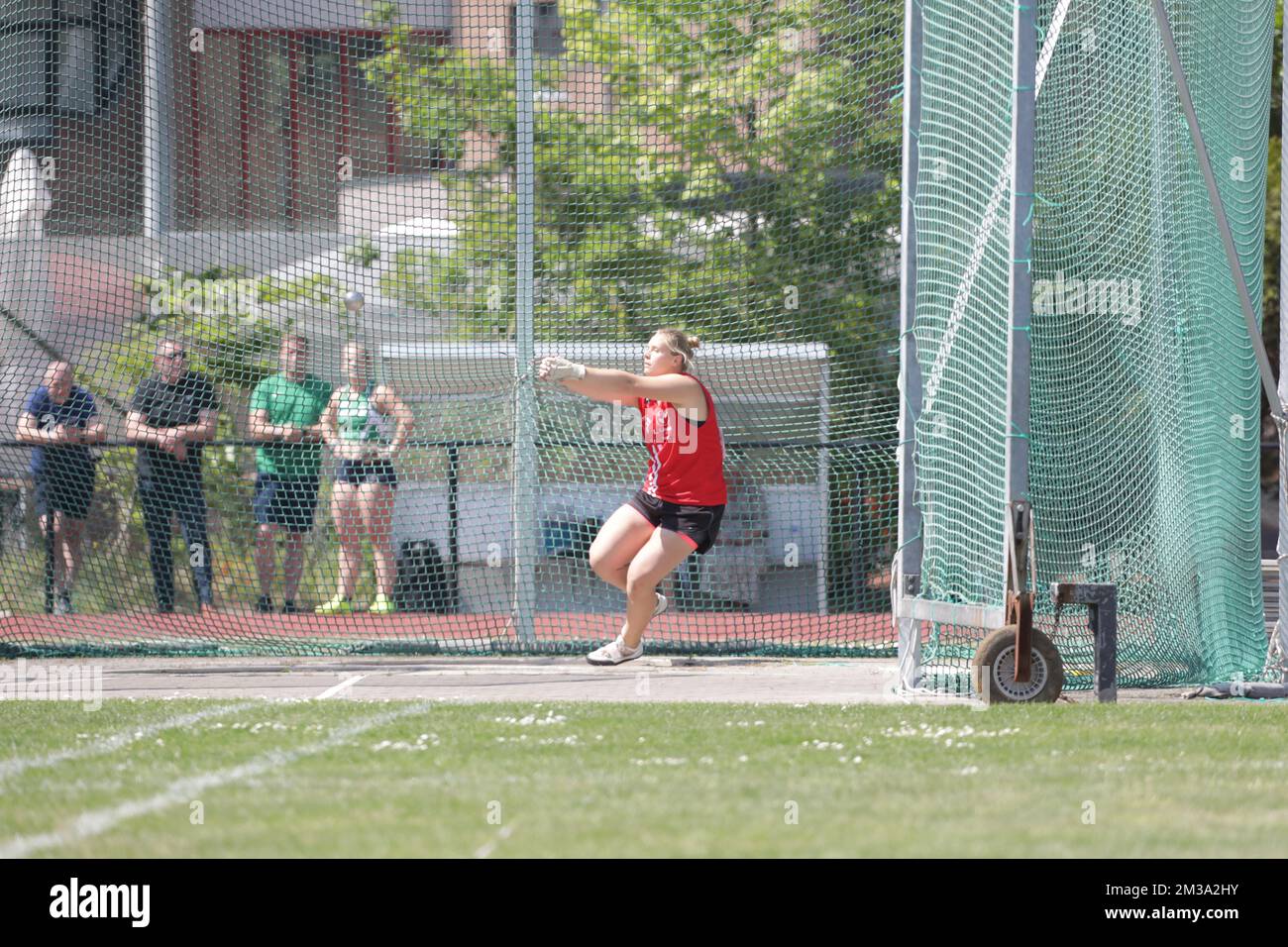 Belgian Vanessa Sterckendries pictured in action during the women's ...