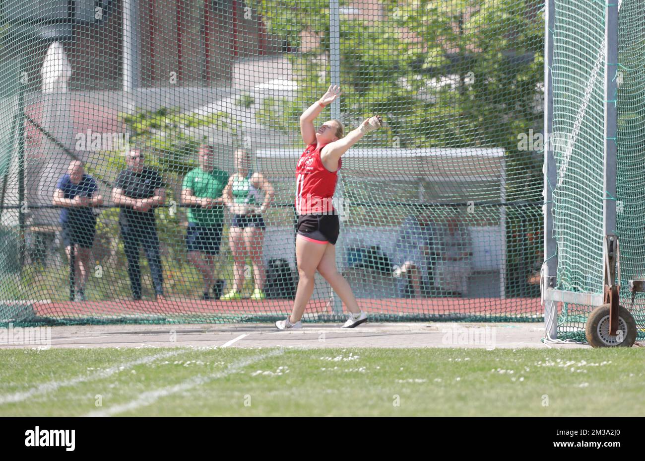 Belgian Vanessa Sterckendries pictured in action during the women's ...
