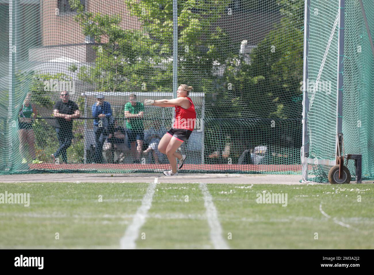 Belgian Vanessa Sterckendries pictured in action during the women's ...
