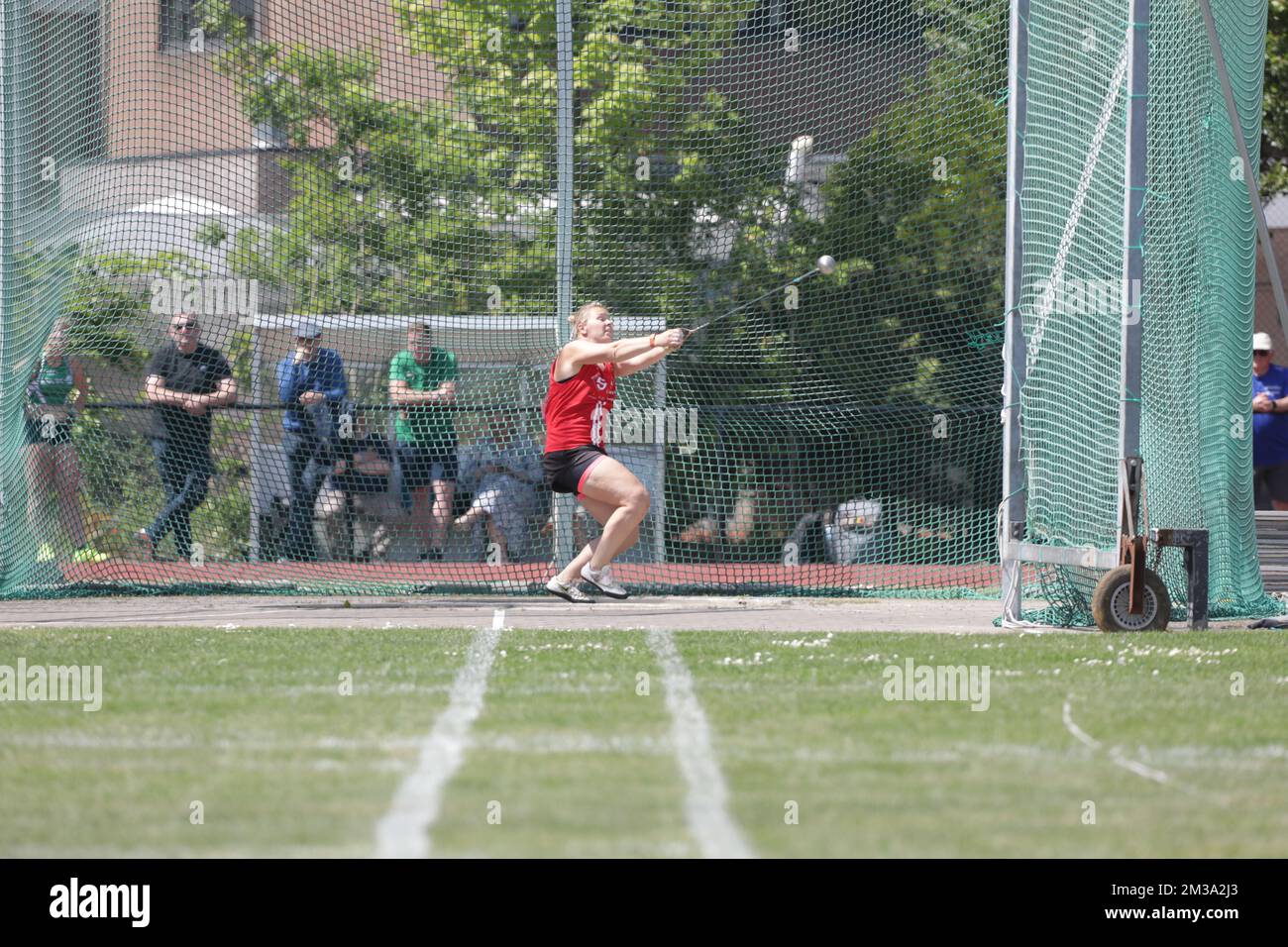 Belgian Vanessa Sterckendries pictured in action during the women's ...