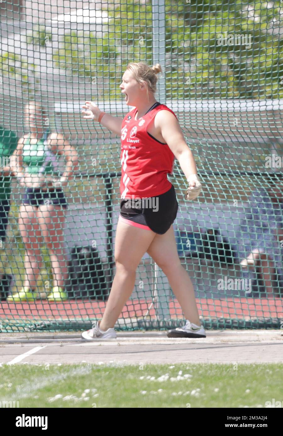Belgian Vanessa Sterckendries pictured in action during the women's ...