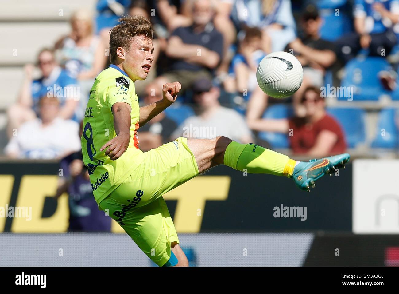 Gent's Matisse Samoise pictured in action during a soccer match between ...