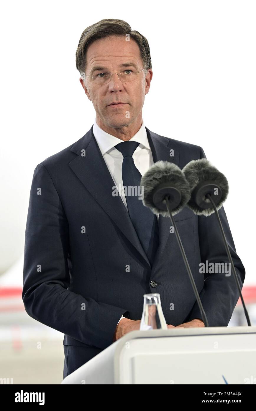 Prime Minister of the Netherlands Mark Rutte pictured during the North ...