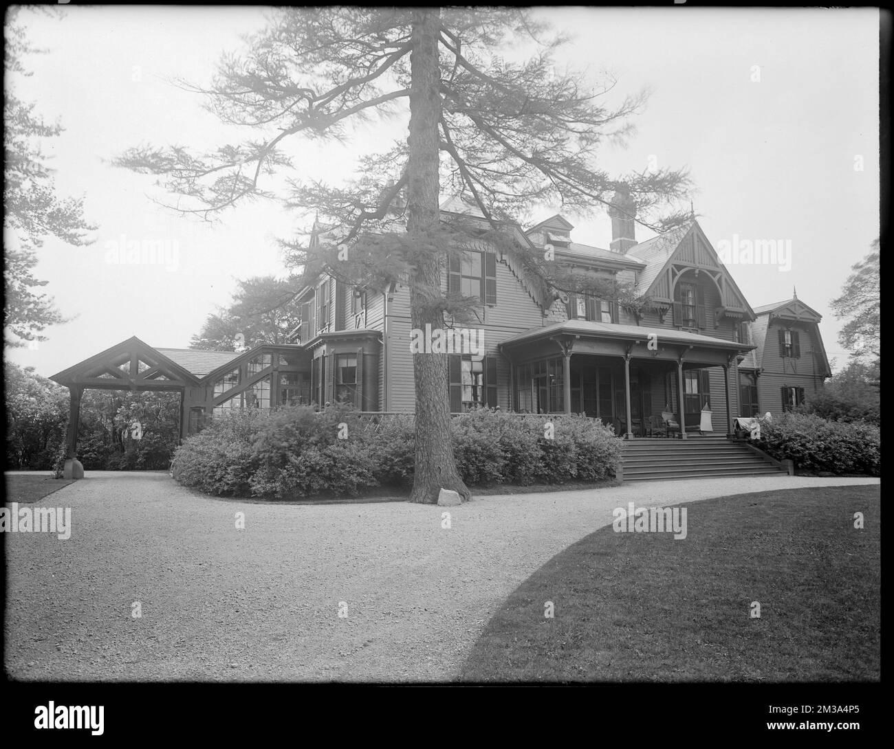 Historic house of Governor Hutchinson, 195 Adams Street, Milton Hill ...