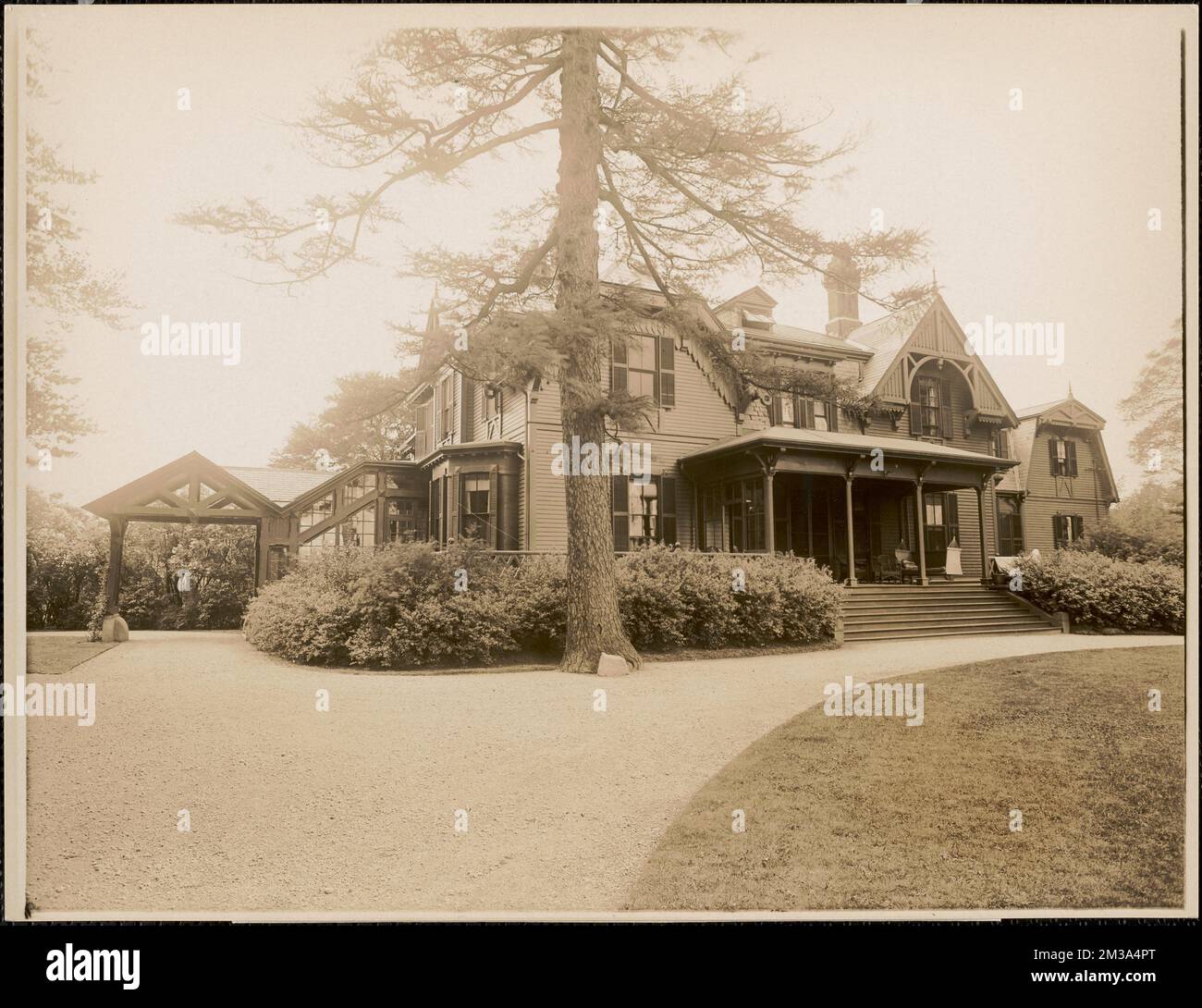 Historic house of Governor Hutchinson, 195 Adams Street, Milton Hill ...