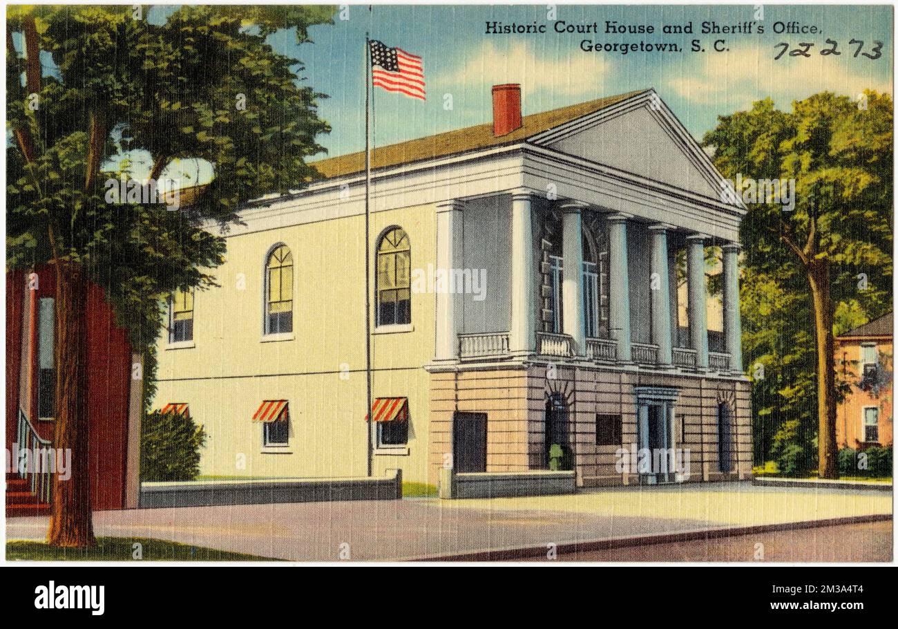 Historic court house and Sheriff's Office, Georgetown, S. C ...