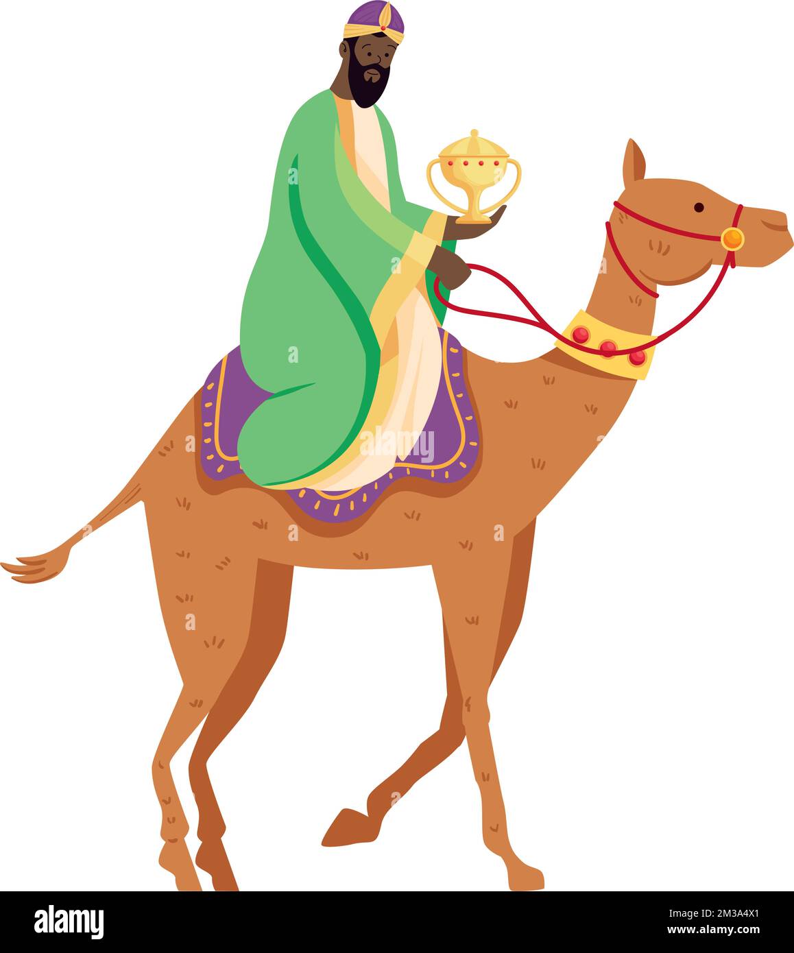 Wise men travel illustration Cut Out Stock Images & Pictures - Alamy