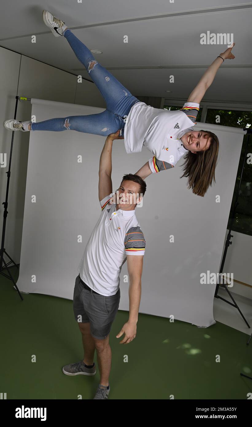 Dance sport athlete Benedikt Andres and Dance sport athlete Marie ...