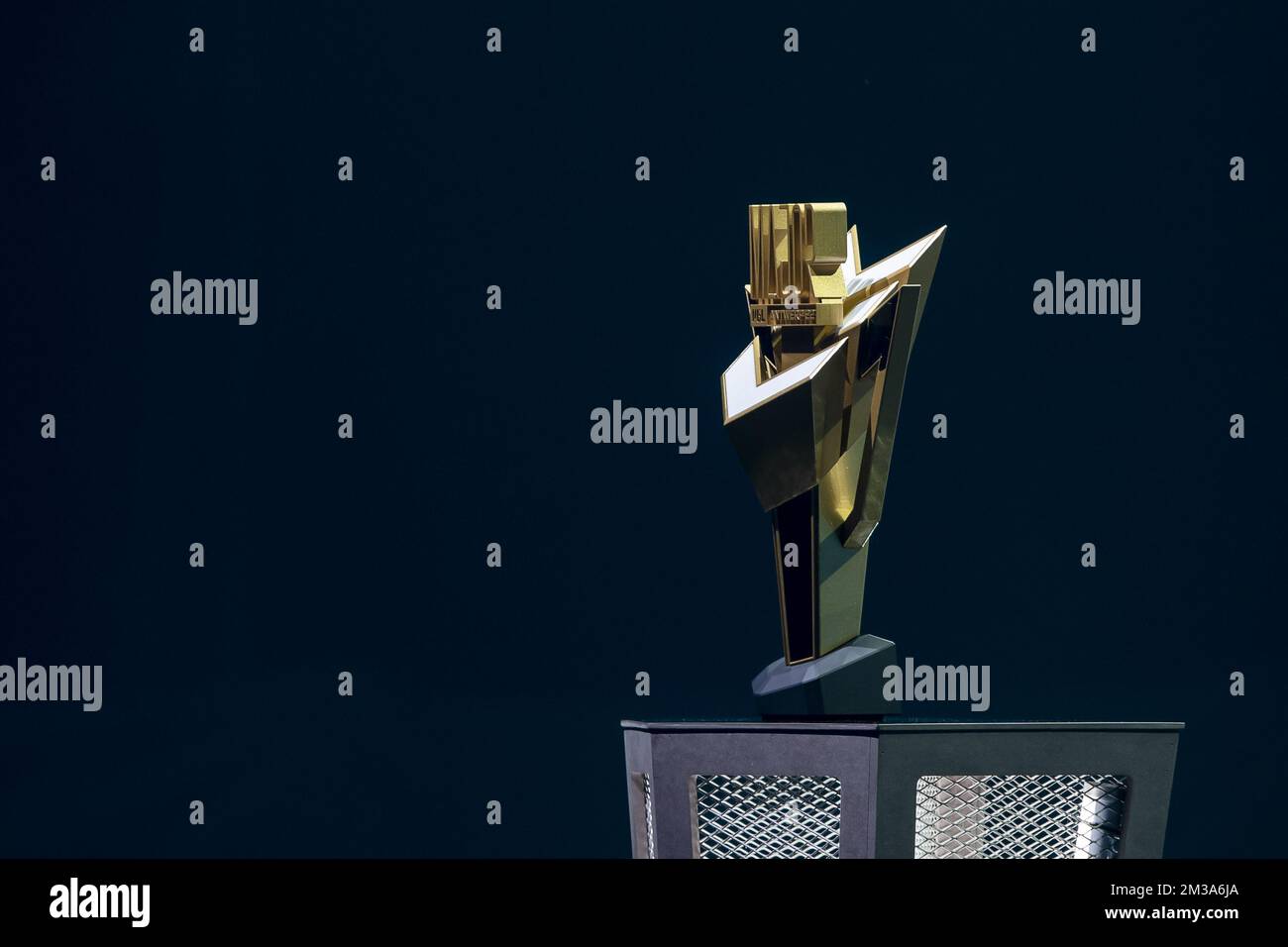 Illustration picture shows the winners trophy during the finals of the ...