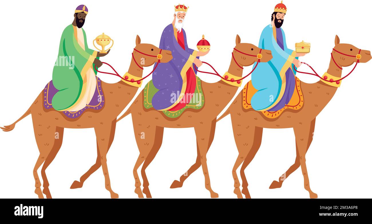Men and camels Cut Out Stock Images & Pictures - Alamy