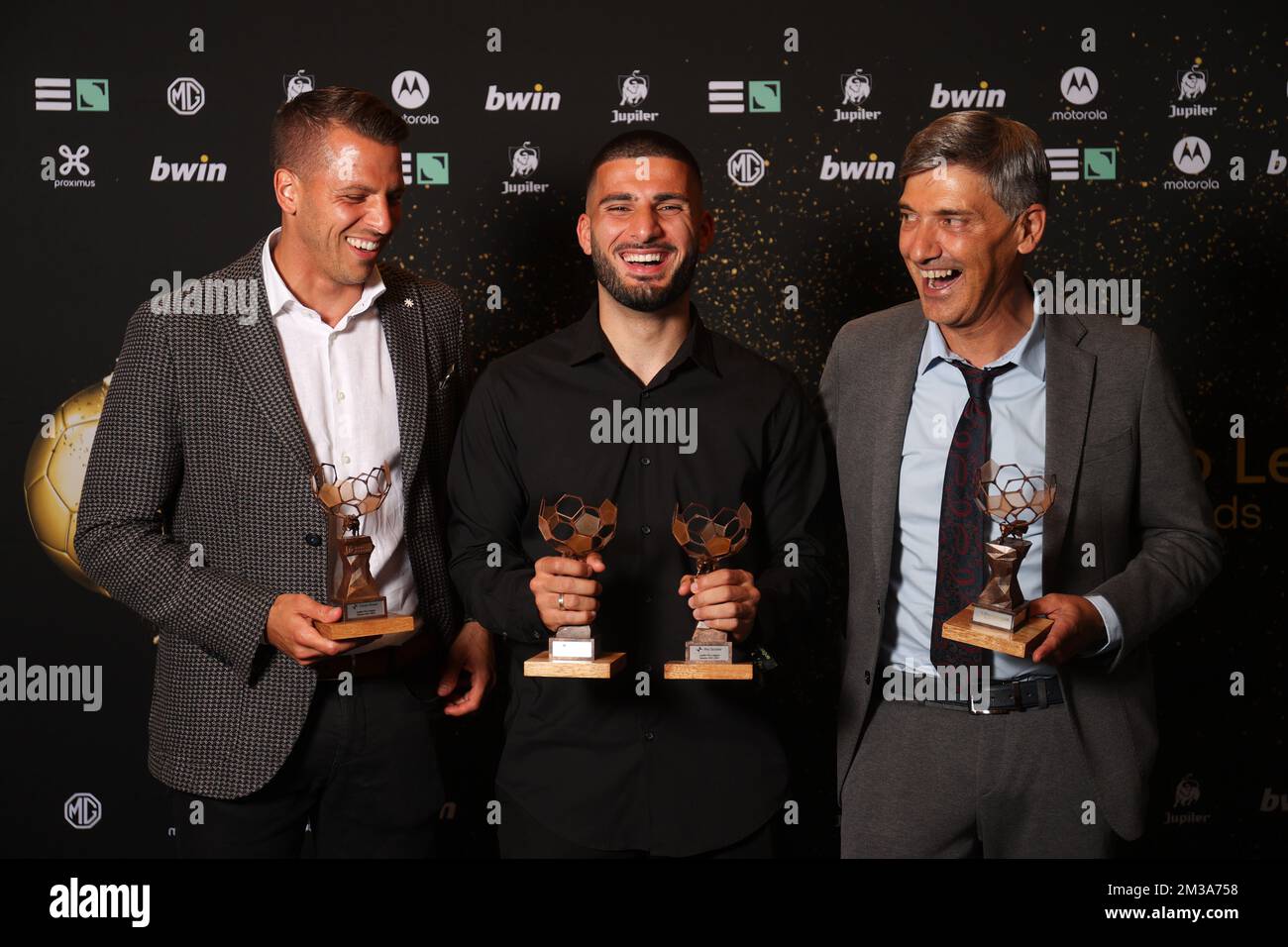 Union's goalkeeper Anthony Moris, Union's Deniz Undav and Union's head ...