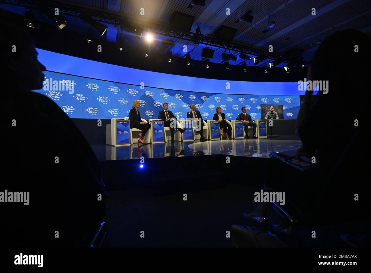 Reunion annuelle du formu economique mondial hi-res stock photography ...