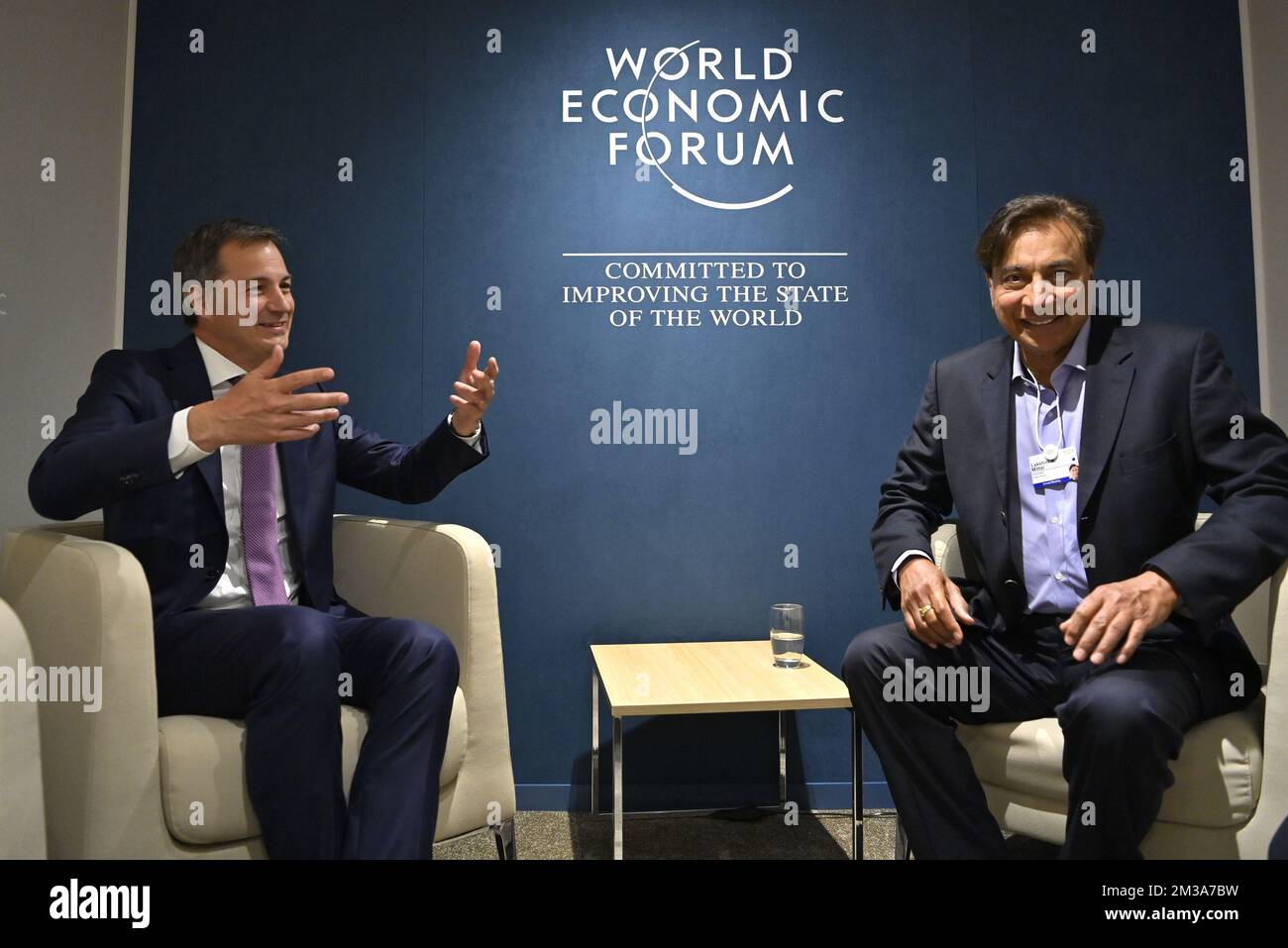 Reunion annuelle du formu economique mondial hi-res stock photography ...