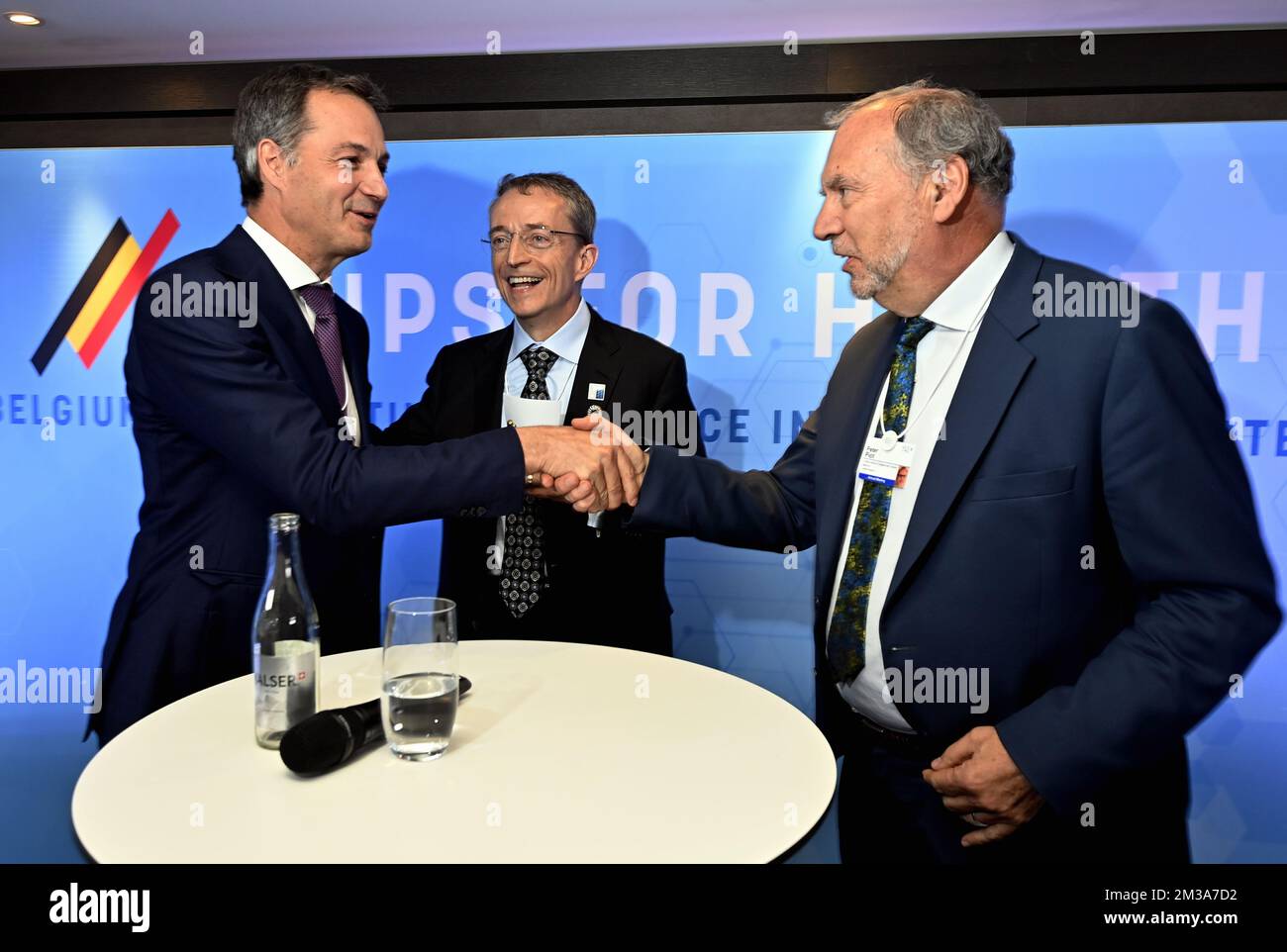 Reunion annuelle du formu economique mondial hi-res stock photography ...