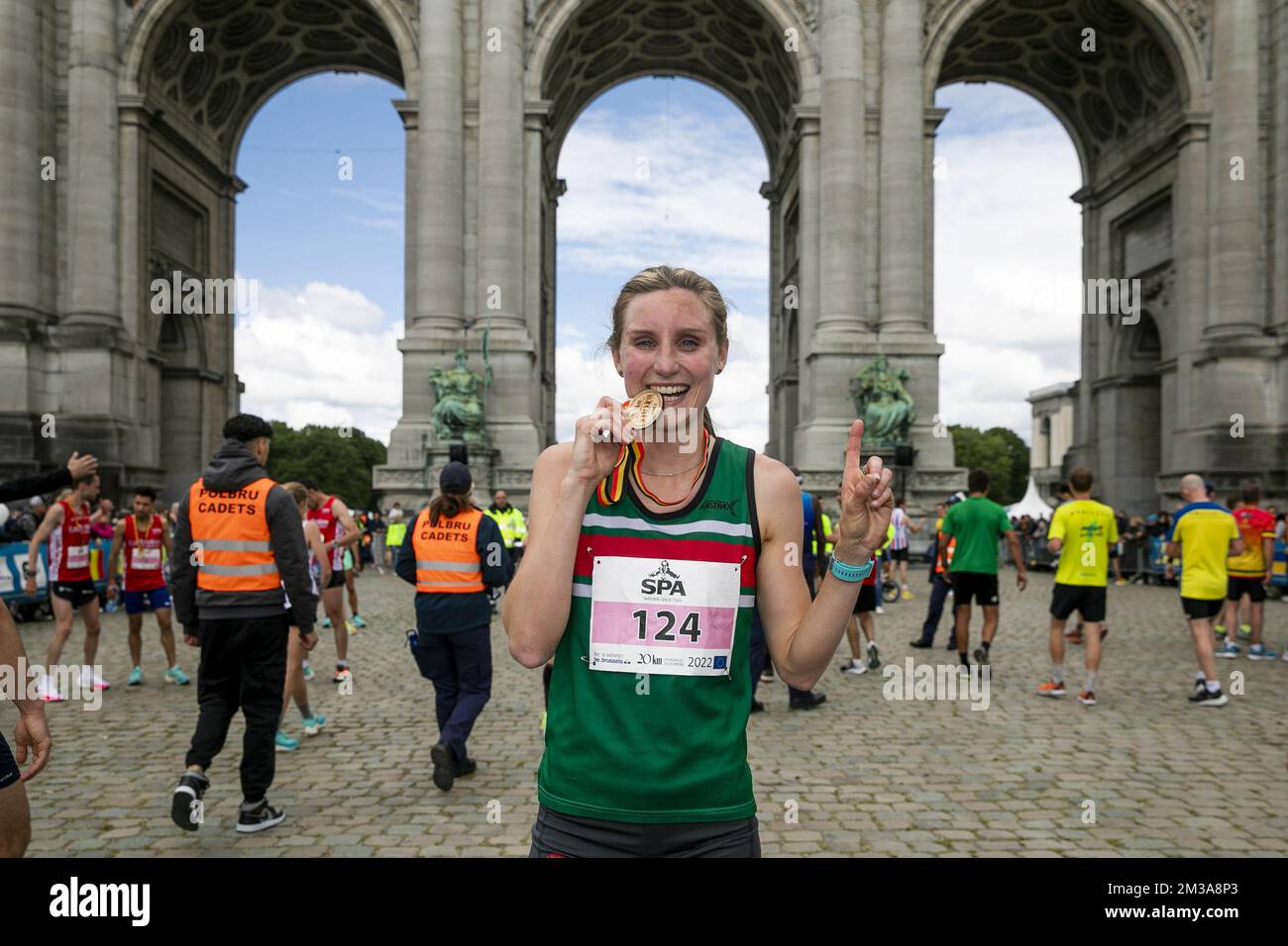 Sophie Wood and first female pictured during the 42nd edition of the ...