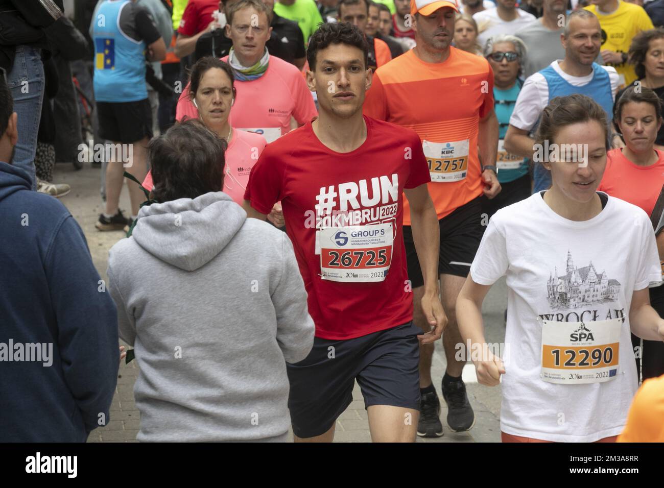 Illustration picture shows the 42nd edition of the Brussels' 20km run ...