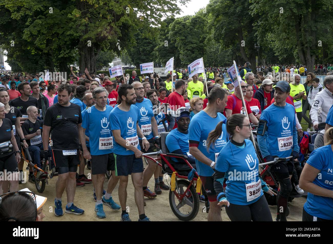 Illustration picture shows the 42nd edition of the Brussels' 20km run ...