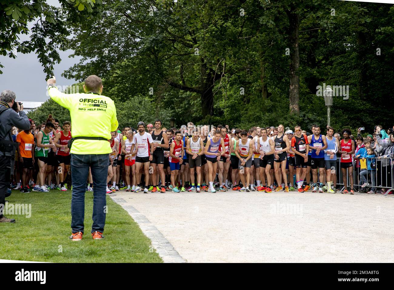 Illustration picture shows the start of the 42nd edition of the ...