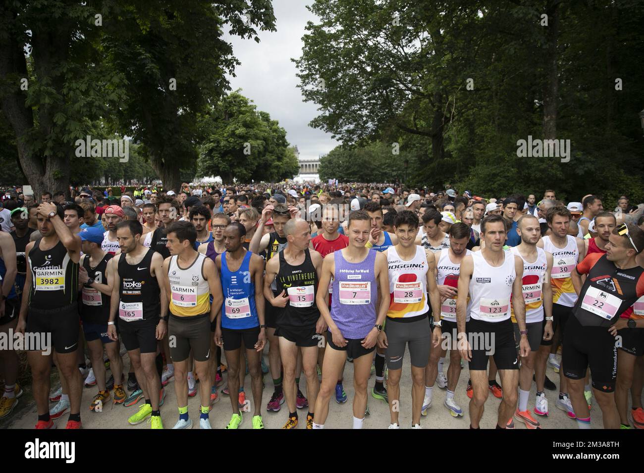 Illustration picture shows the start of the 42nd edition of the ...