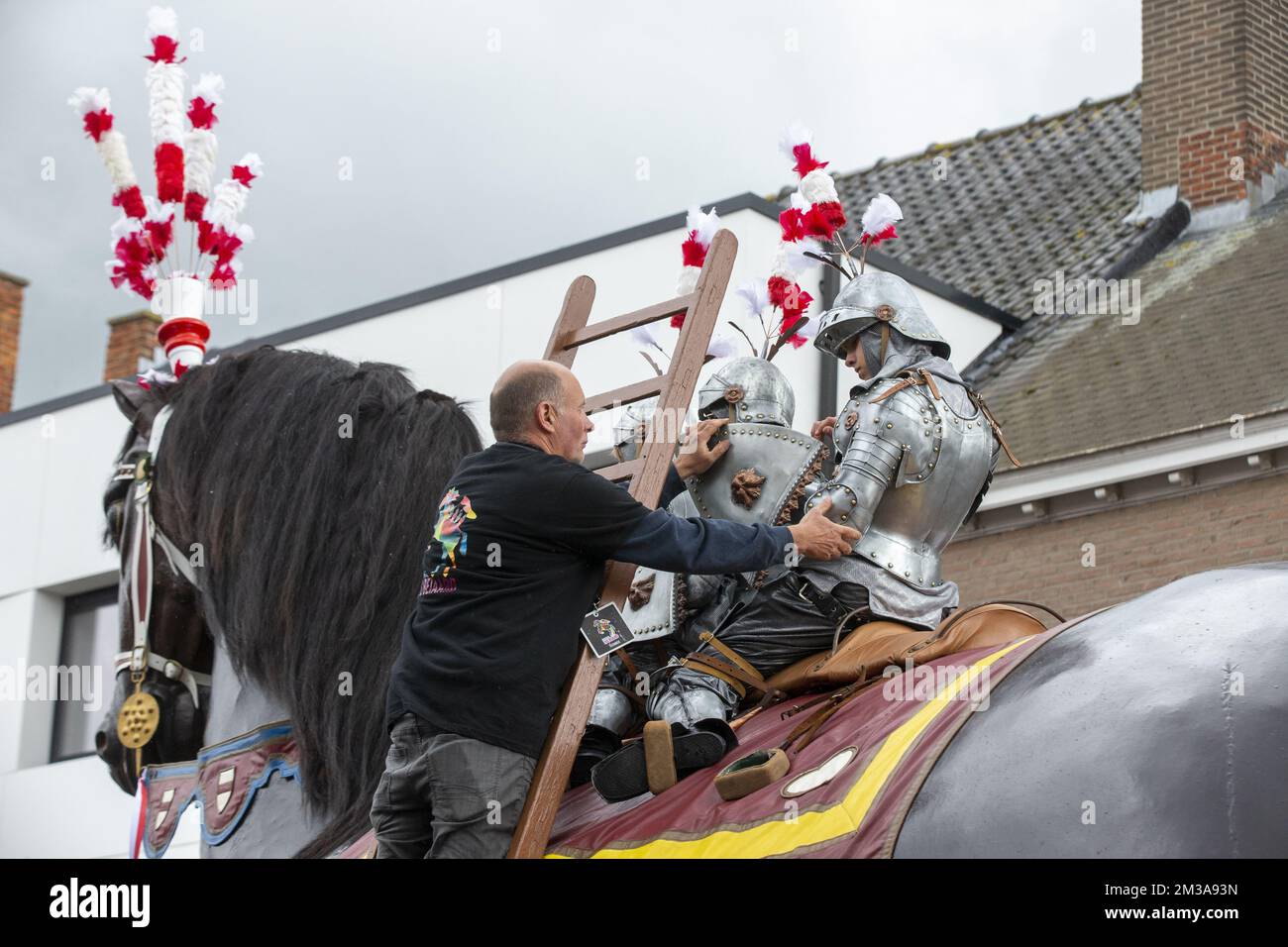 Illustration picture shows the 'Ros Beiaardommegang', a decennial ...