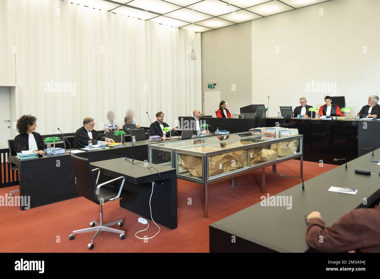 Illustration picture shows the first day of the assizes trial of Guy ...