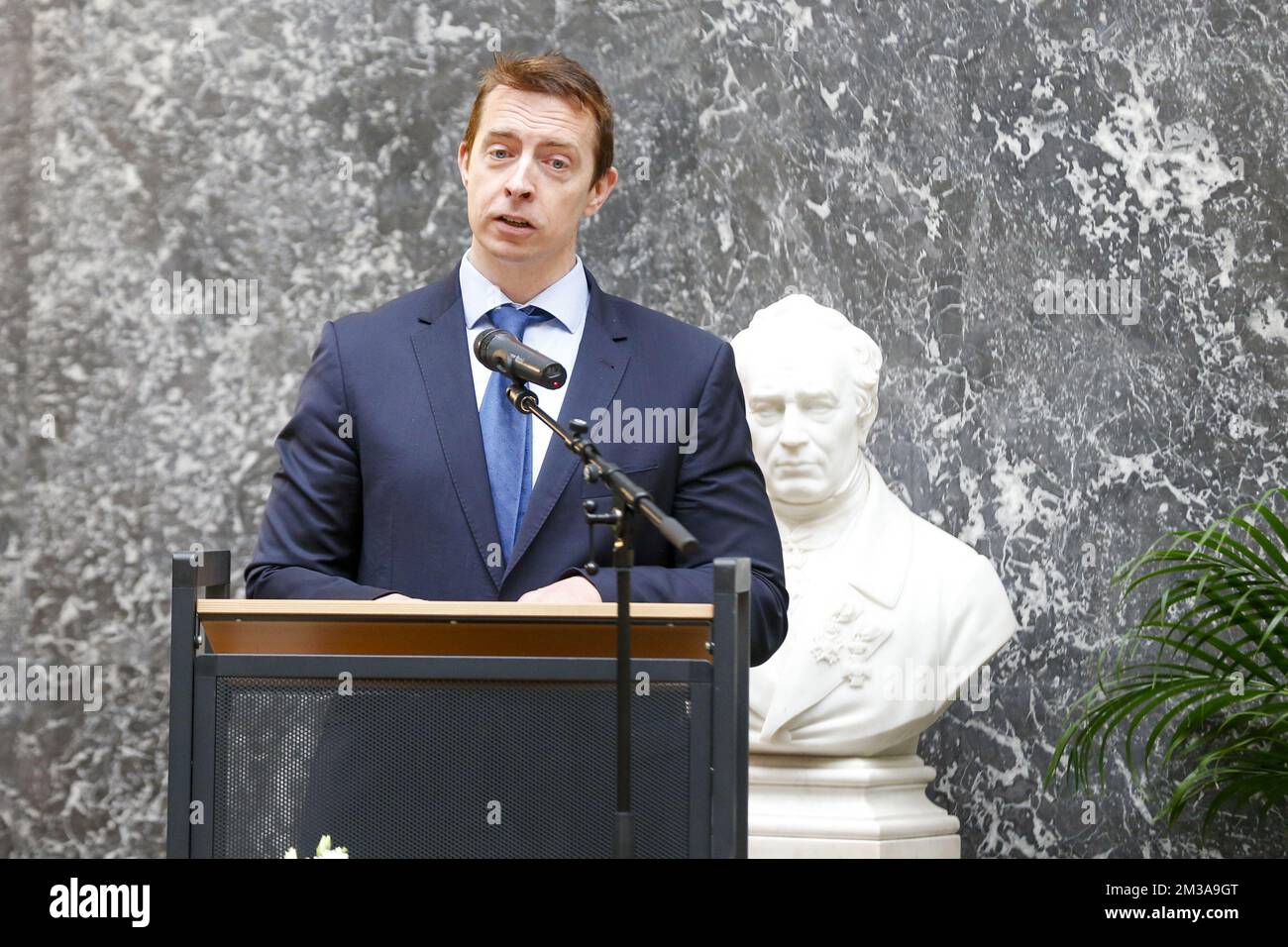 Michael Gillon pictured during a ceremony to award the 'Francqui Prize ...