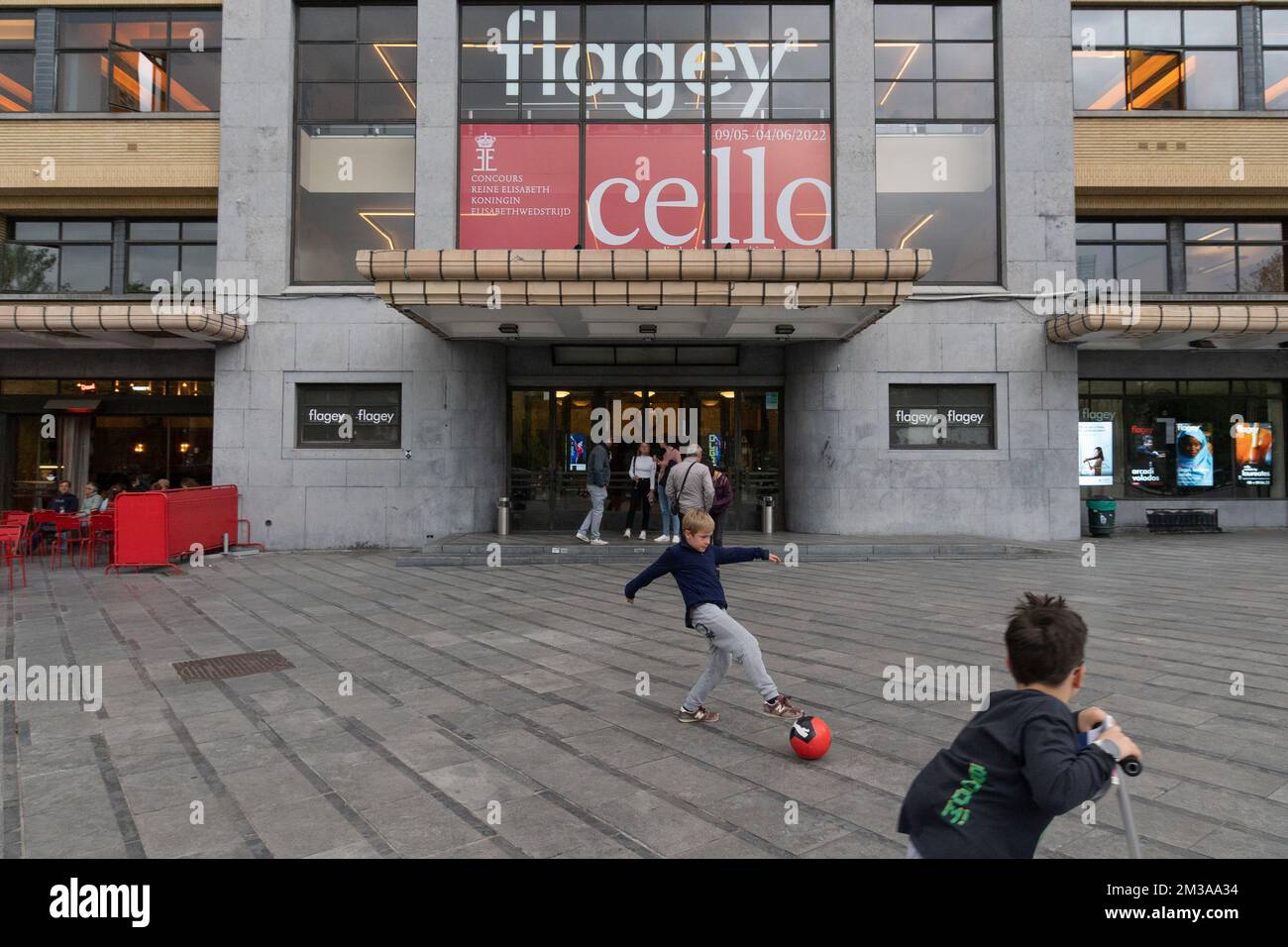 Illustration picture shows the Flagey concert hall, in Brussels, Friday ...