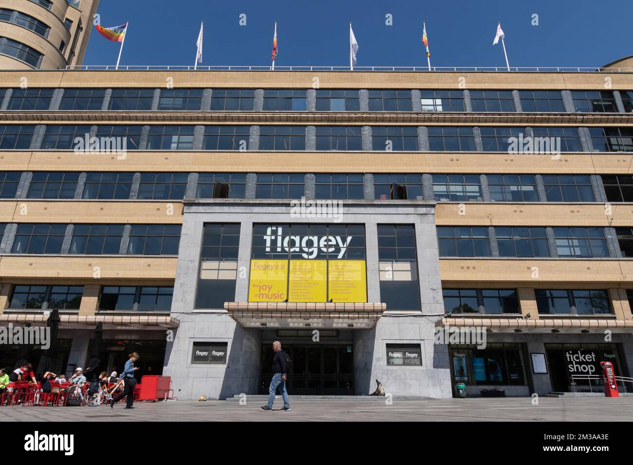 Illustration picture shows the Flagey concert hall, in Brussels, Friday ...