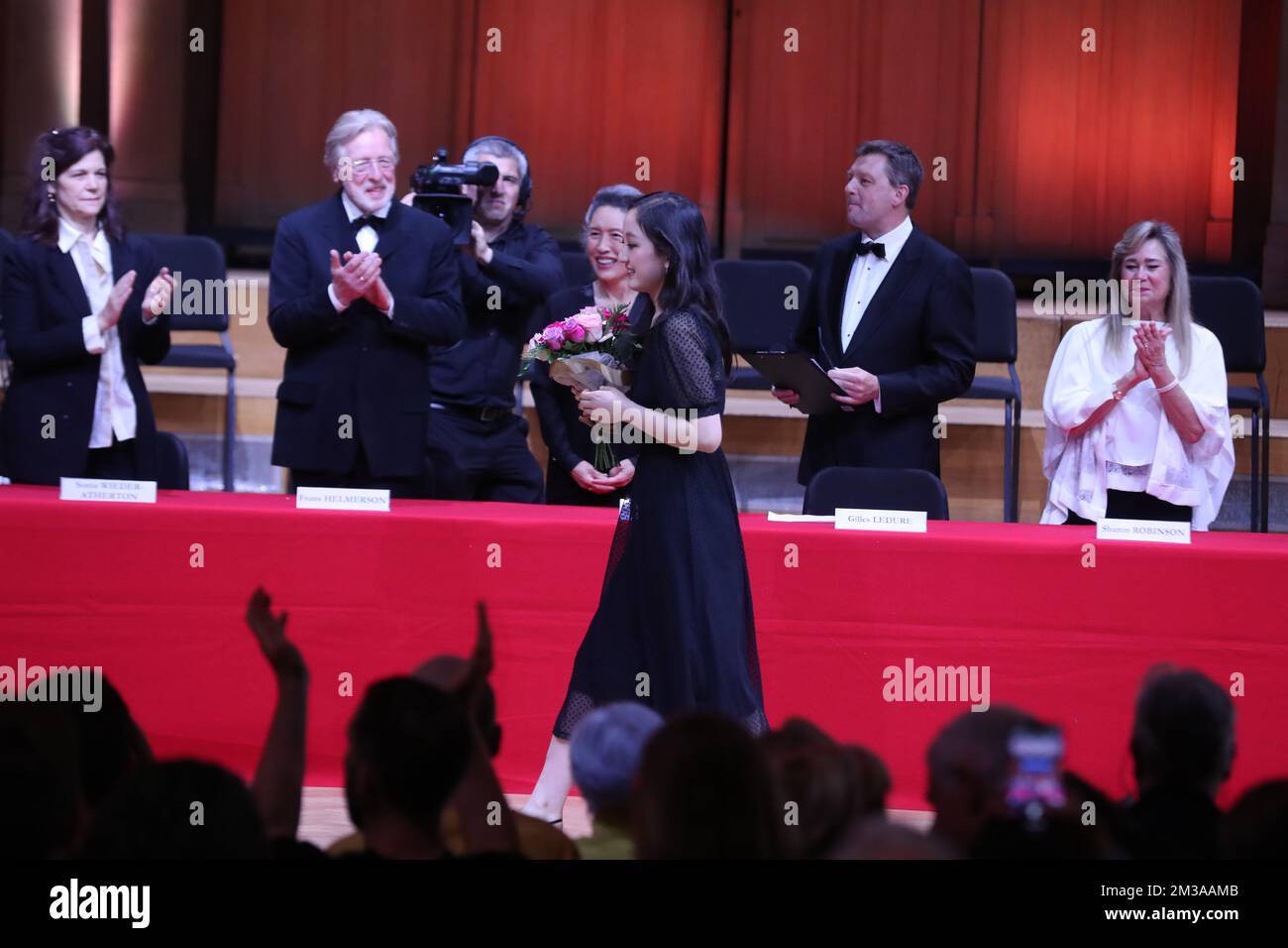 Hayoung Choi pictured as she is crowned the winner of the Queen ...