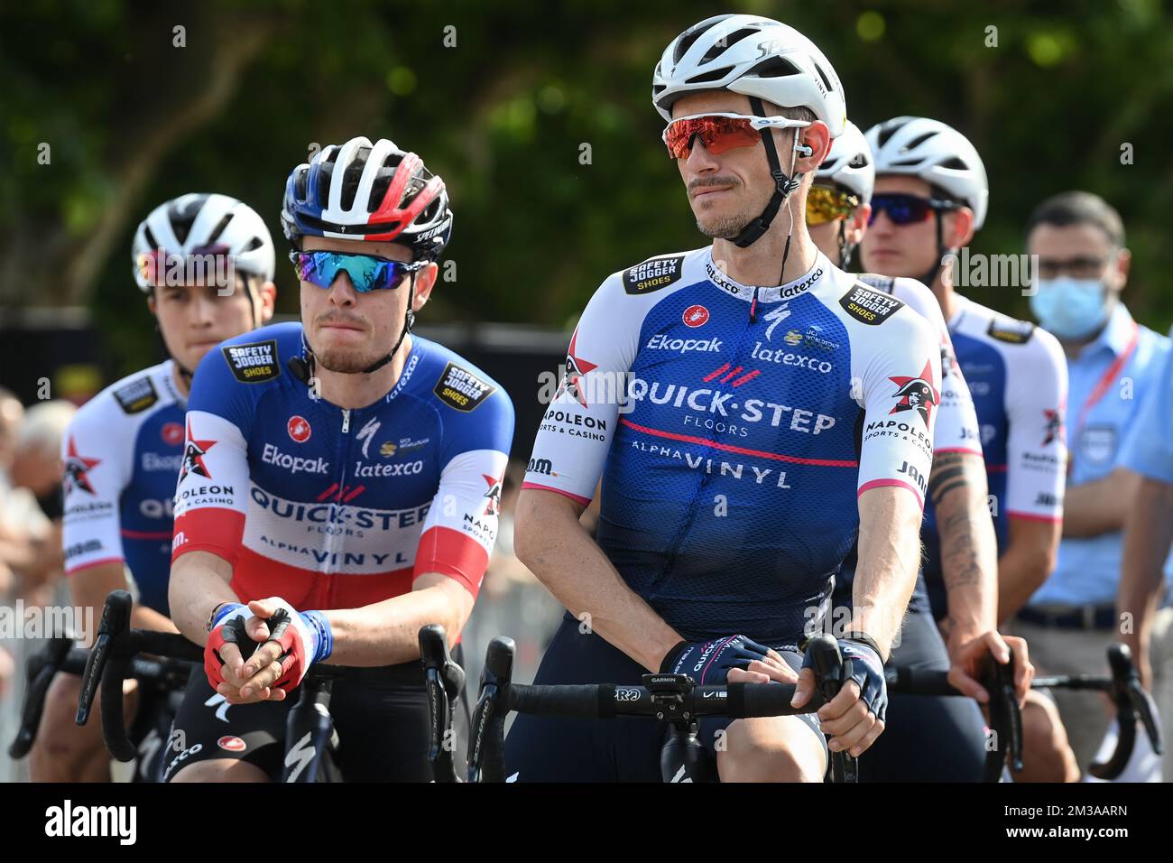 French Remi Cavagna of Quick-Step Alpha Vinyl and Belgian Dries ...