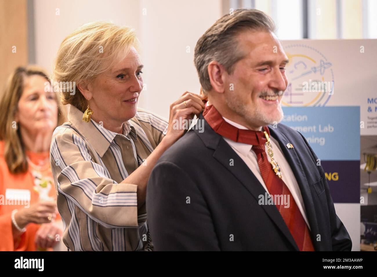 Princess Astrid of Belgium and Solvay President of growth initiatives ...