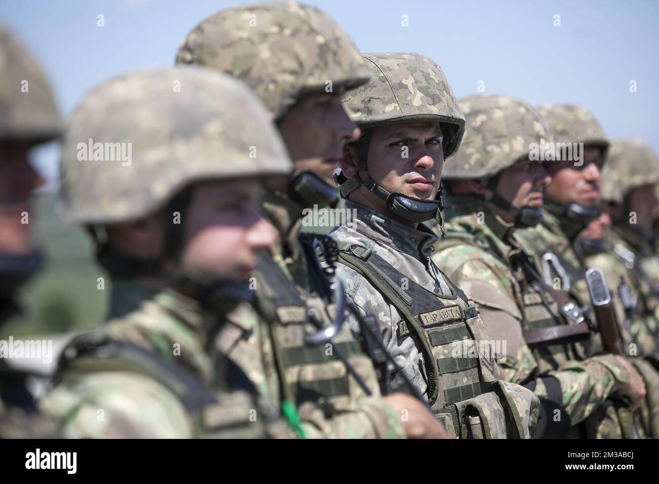 Illustration picture shows a visit of the Belgian Defence Minister to ...